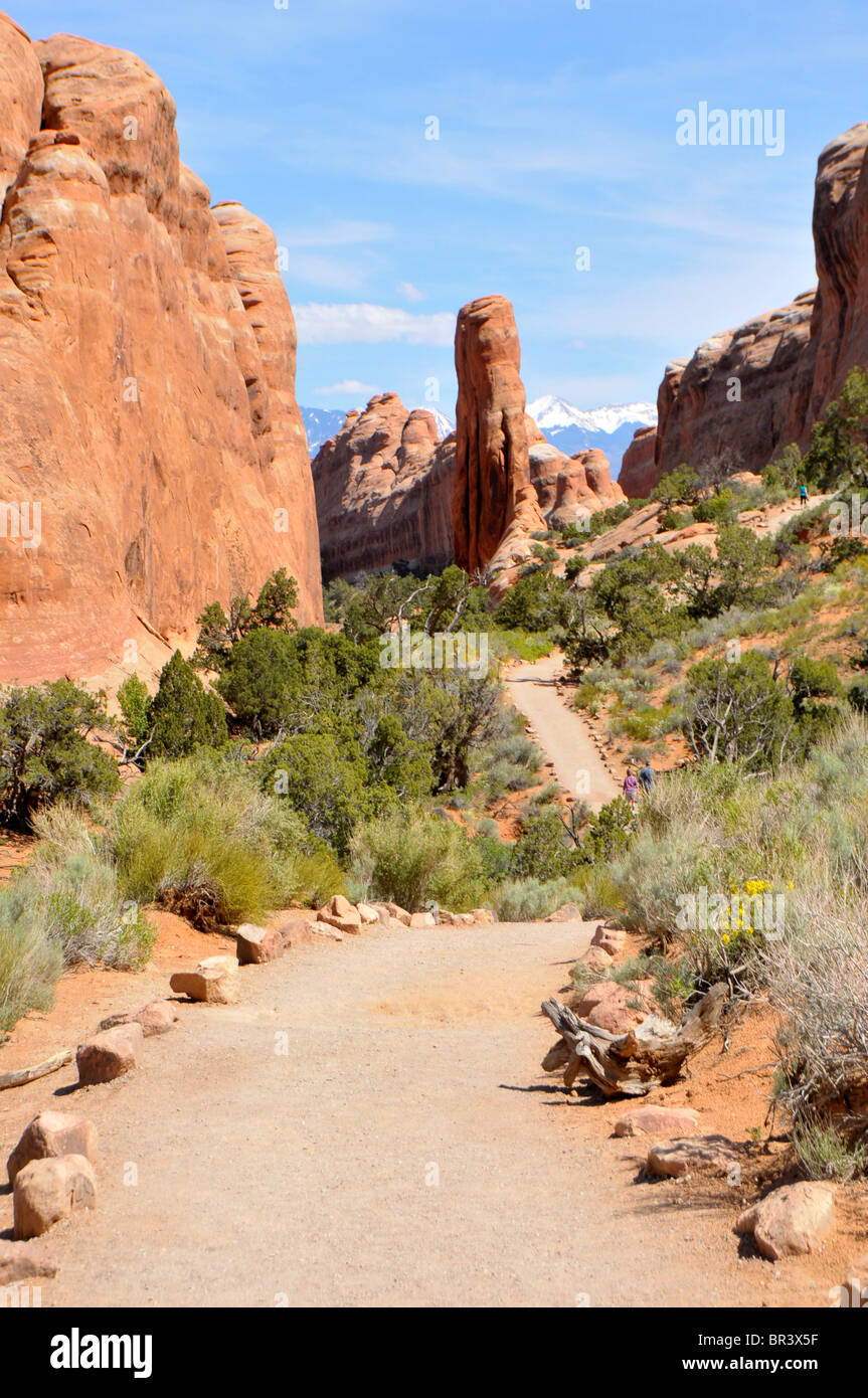 Devil's Garden Area Arches National Park Moab Utah Stock Photo - Alamy