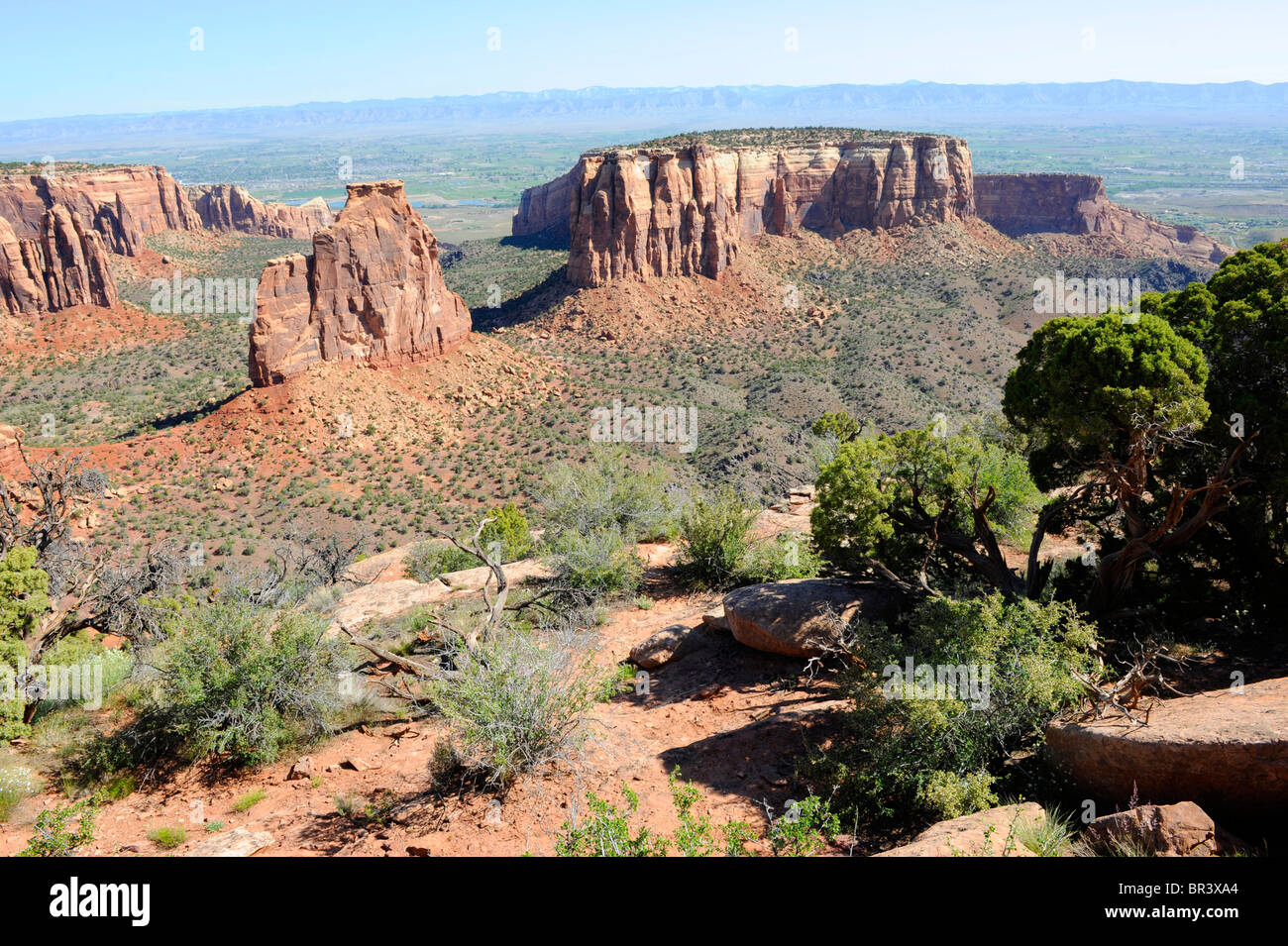 View of Balanced Rock Grandview Point Colorado National Monument Grand ...