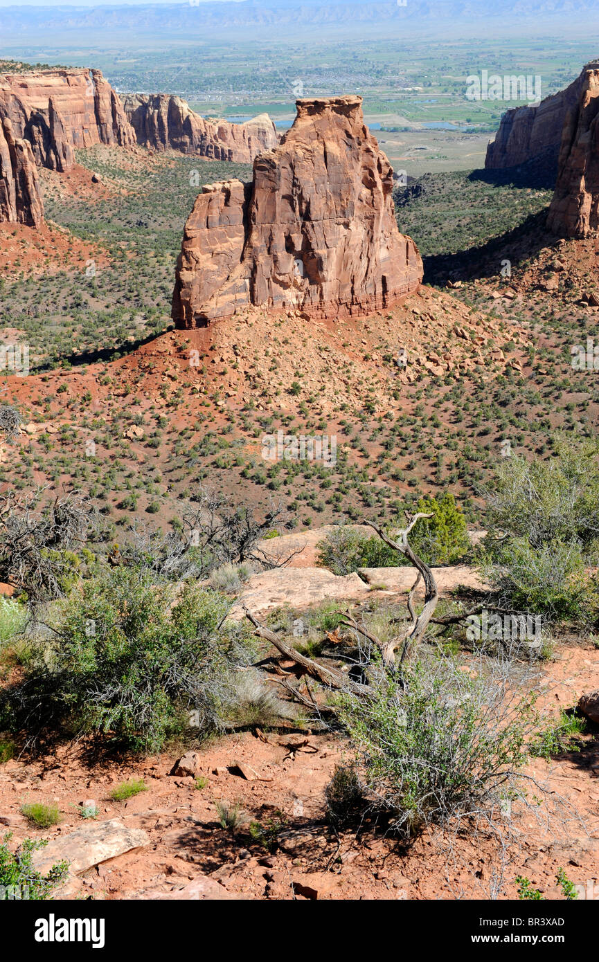View of Balanced Rock Grandview Point Colorado National Monument Grand ...