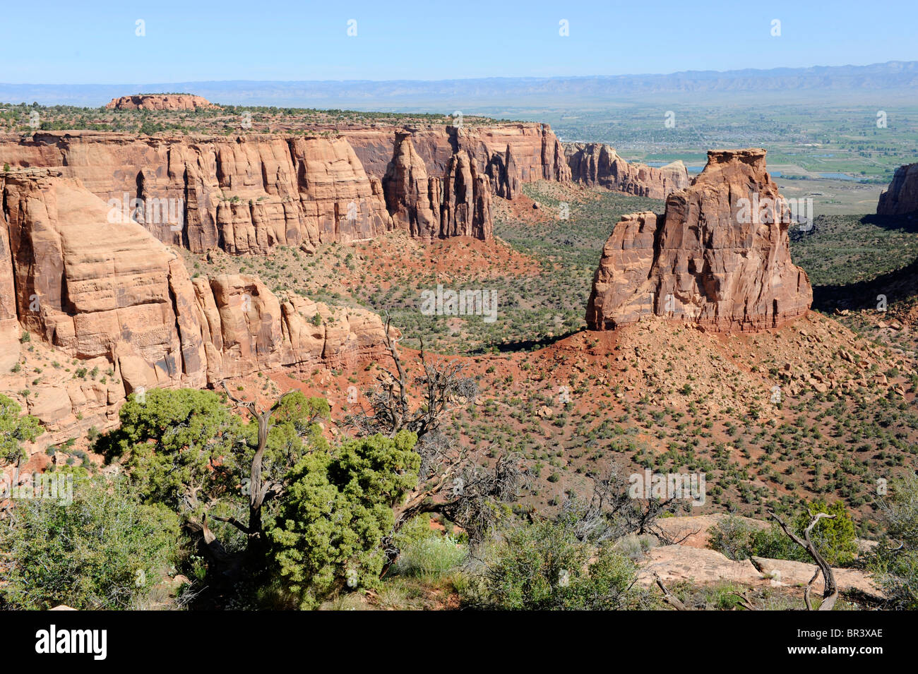 View of Balanced Rock Grandview Point Colorado National Monument Grand ...