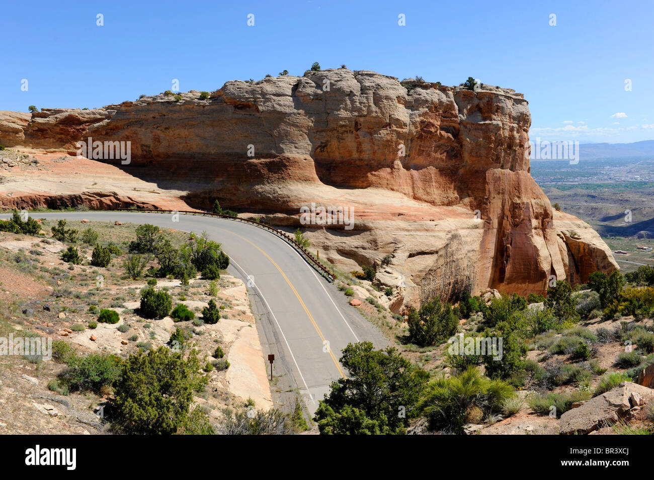 Rim Rock Trail Colorado National Monument Grand Junction Stock Photo ...