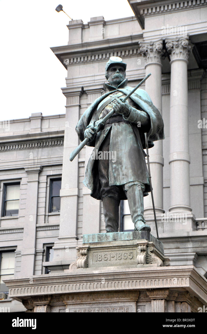 Civil War Monument Union Soldier Denver Colorado Stock Photo - Alamy