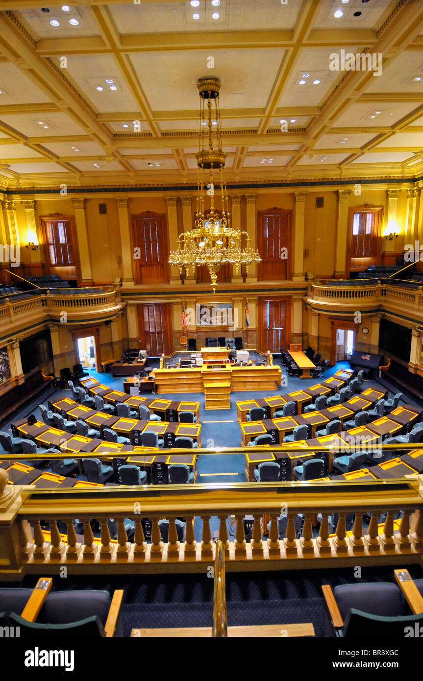 House of Representatives Capitol Building Denver Colorado Stock Photo ...
