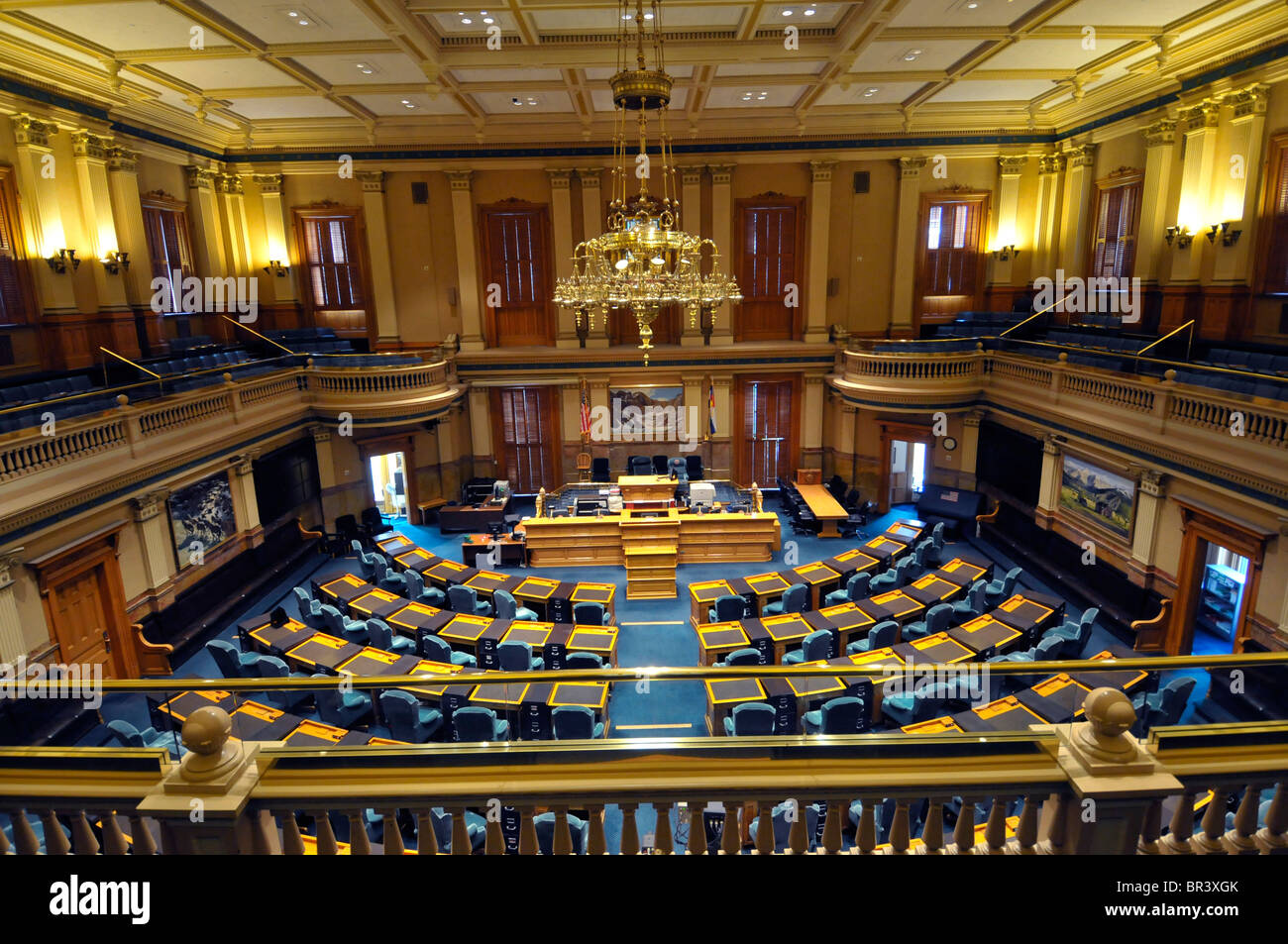 House of Representatives Capitol Building Denver Colorado Stock Photo ...