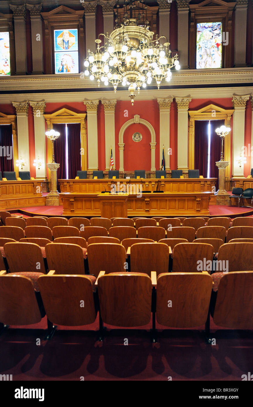 Supreme Court Chambers State Capitol Building Denver Colorado Stock ...