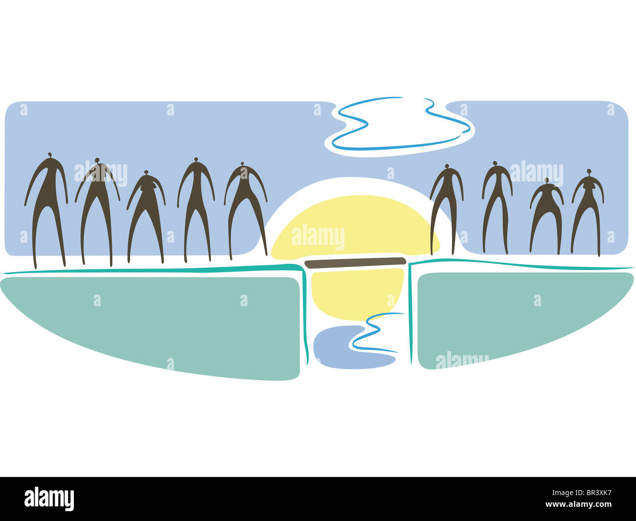 Bridge connecting two islands on hi-res stock photography and images ...