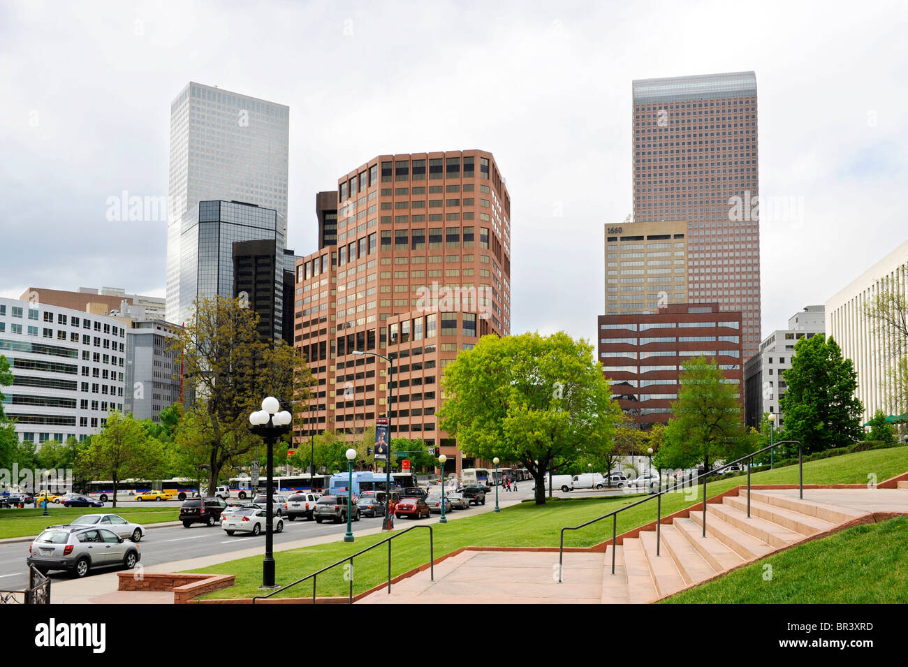 Denver city scape hi-res stock photography and images - Alamy