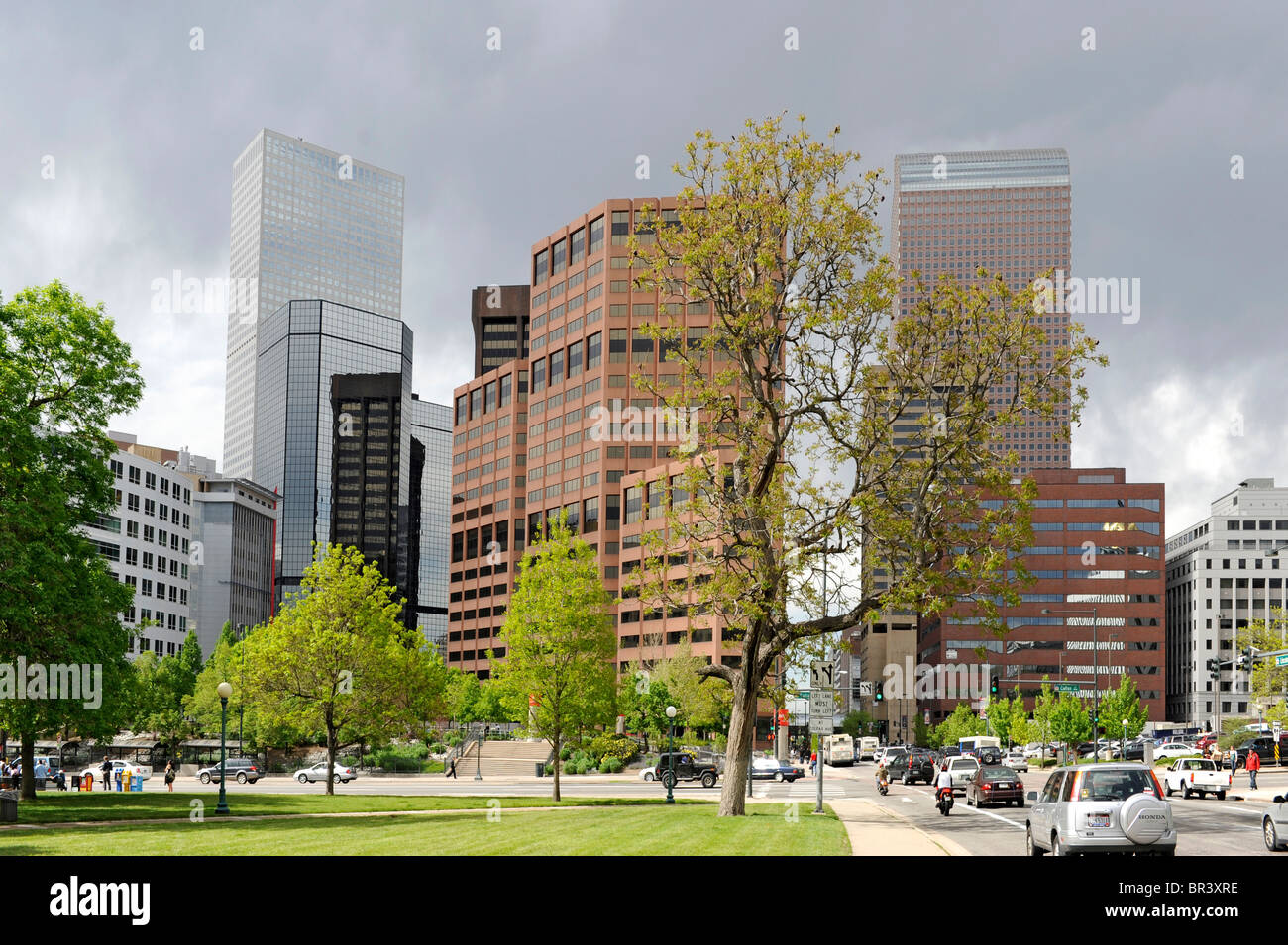 Denver city scape hi-res stock photography and images - Alamy
