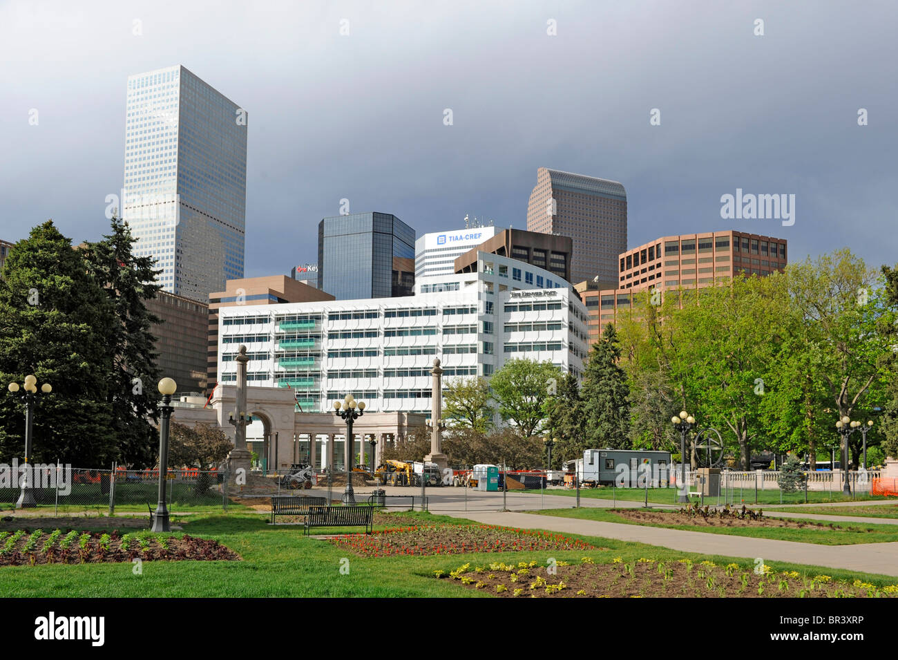 Denver city scape hi-res stock photography and images - Alamy