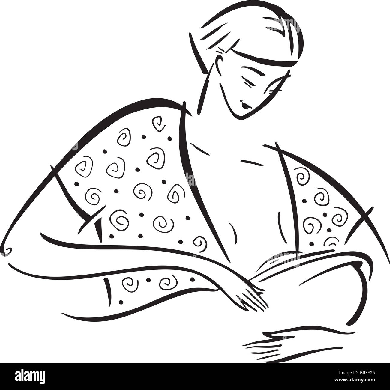Women breastfeeding drawing hi-res stock photography and images - Alamy