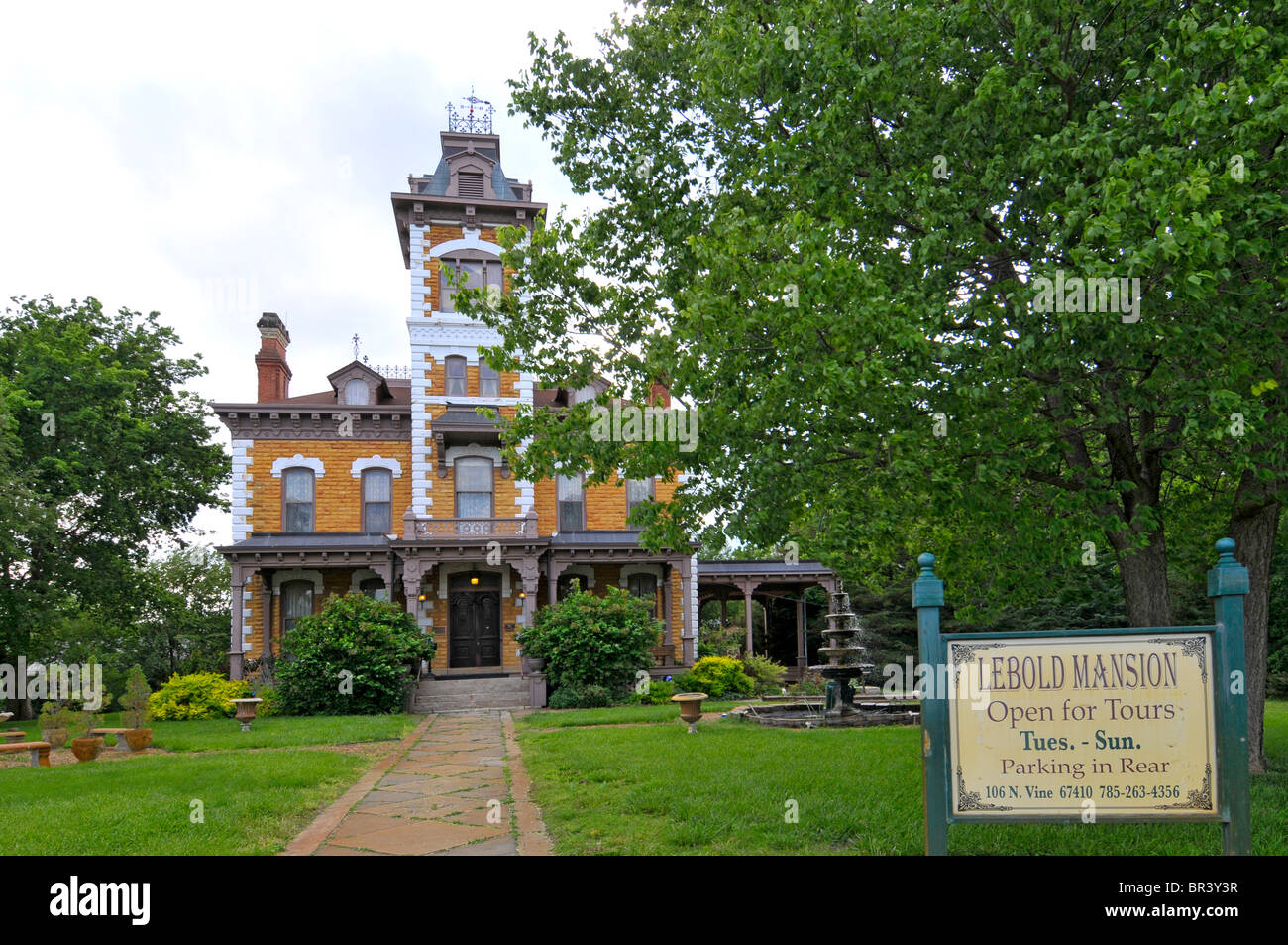 Lebold Mansion Abilene Kansas Stock Photo - Alamy