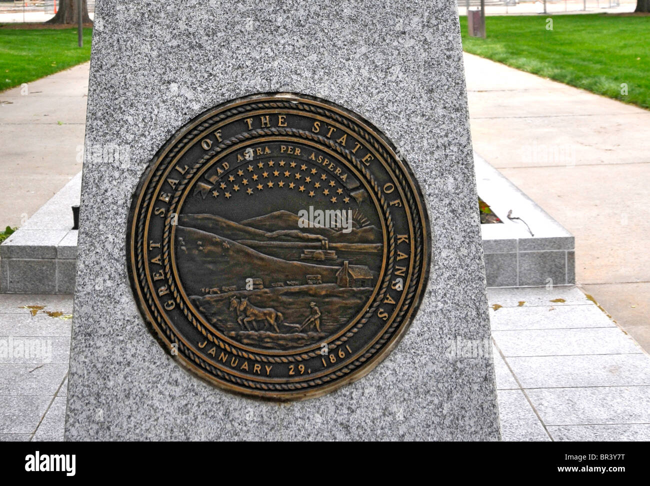 Kansas Veteran Memorial State Capitol Topeka Kansas Stock Photo - Alamy