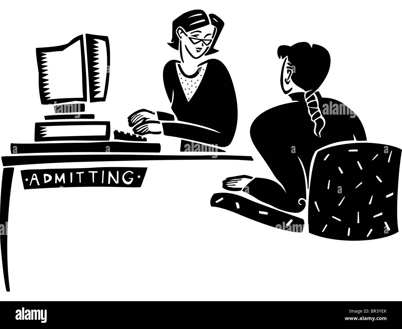 Admitting talking hi-res stock photography and images - Alamy