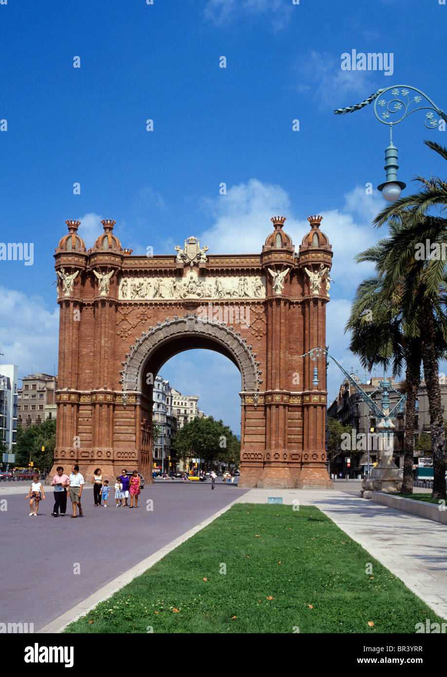 Barcelona - Arc de Triomf (1888 Stock Photo - Alamy