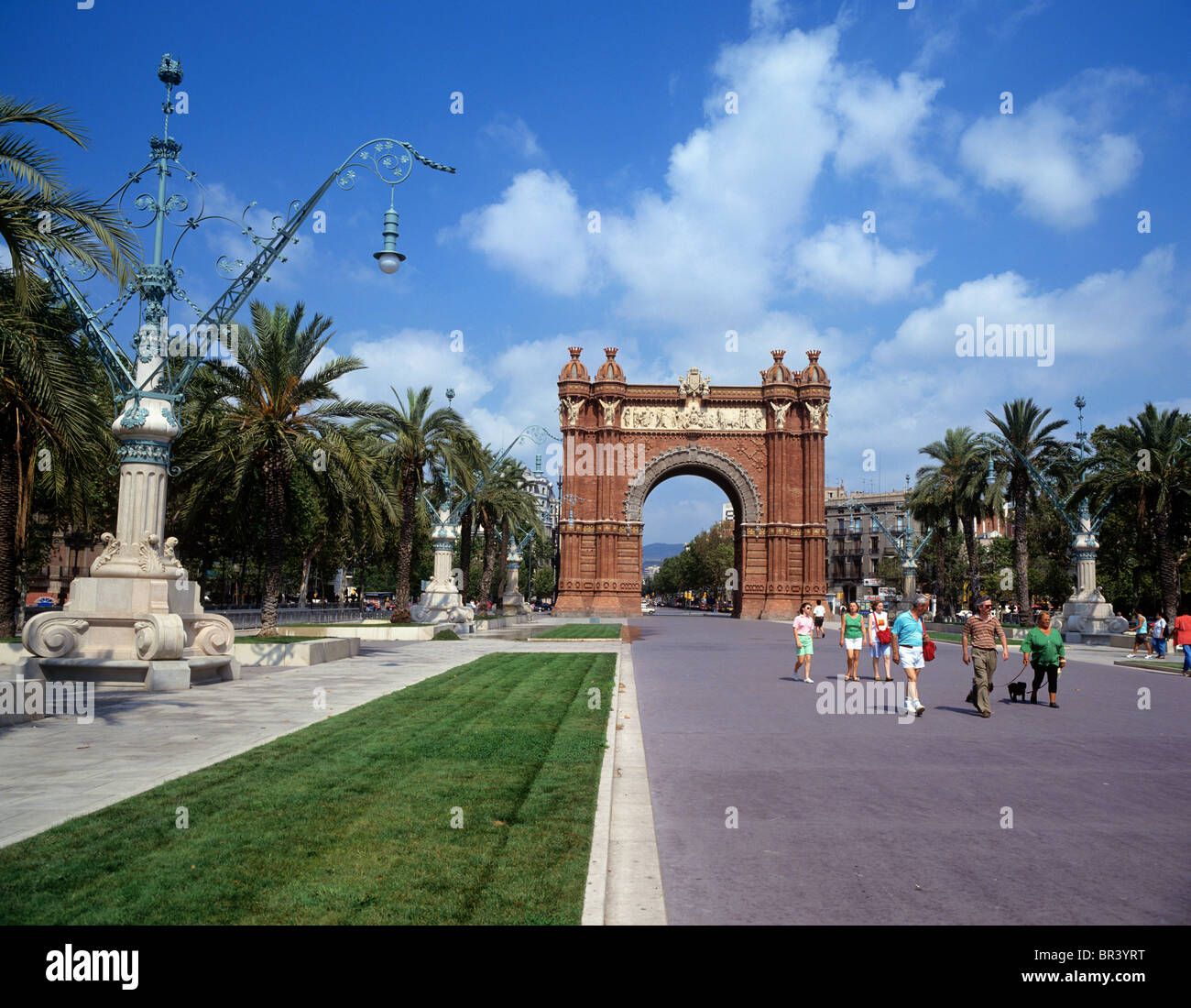 Barcelona - Arc de Triomf (1888 Stock Photo - Alamy