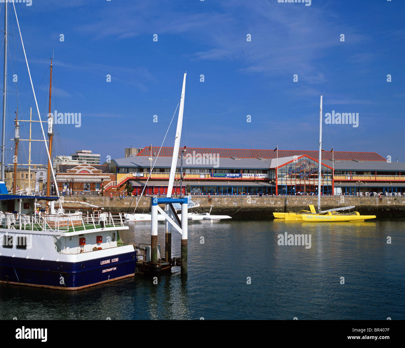 England Hampshire Southampton - Ocean Village, a marina and leisure ...