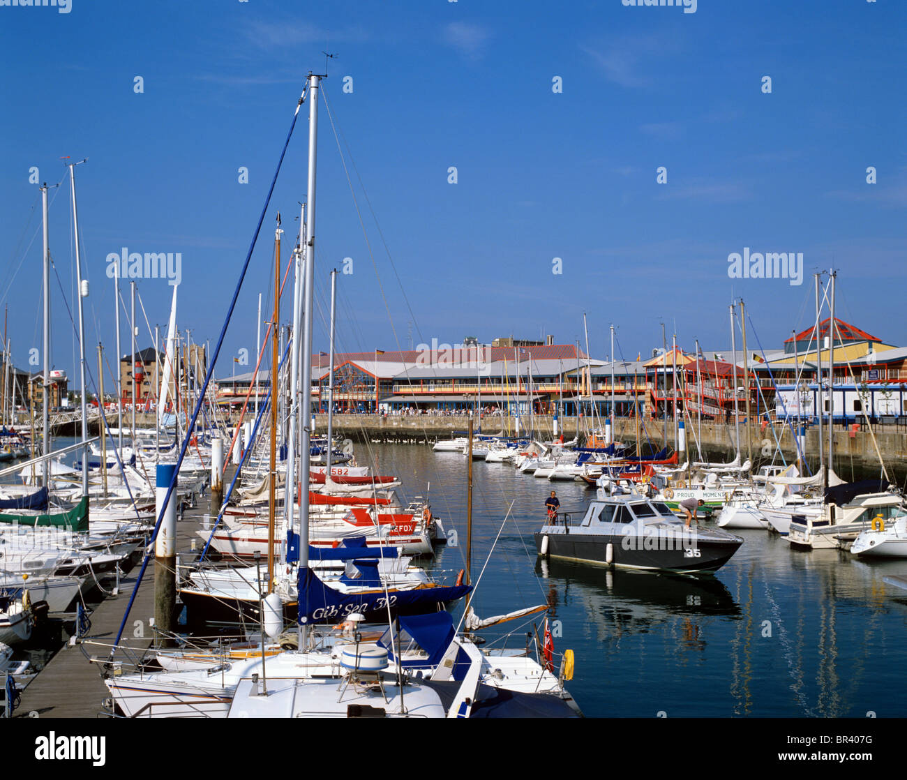 Southampton - Ocean Village, a marina and leisure complex on the ...