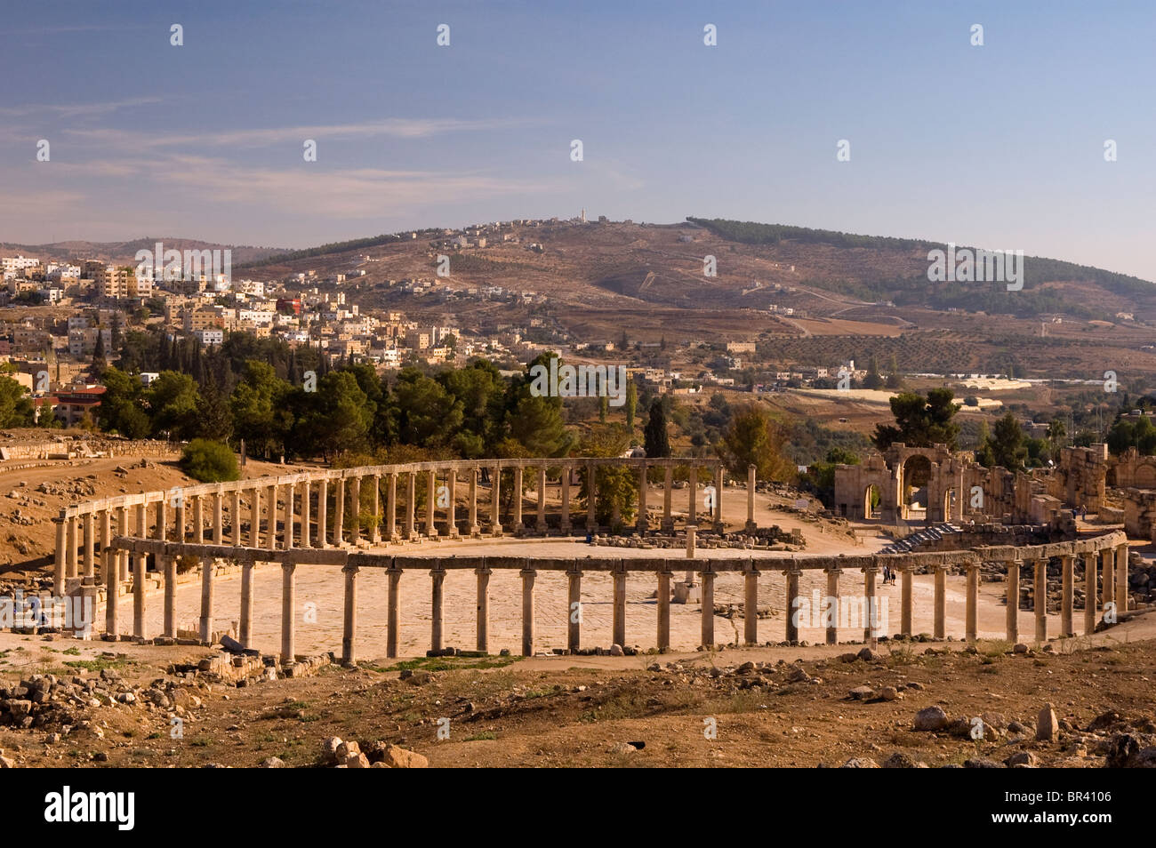 Roman Ruins at Jerash in Jordan Stock Photo - Alamy