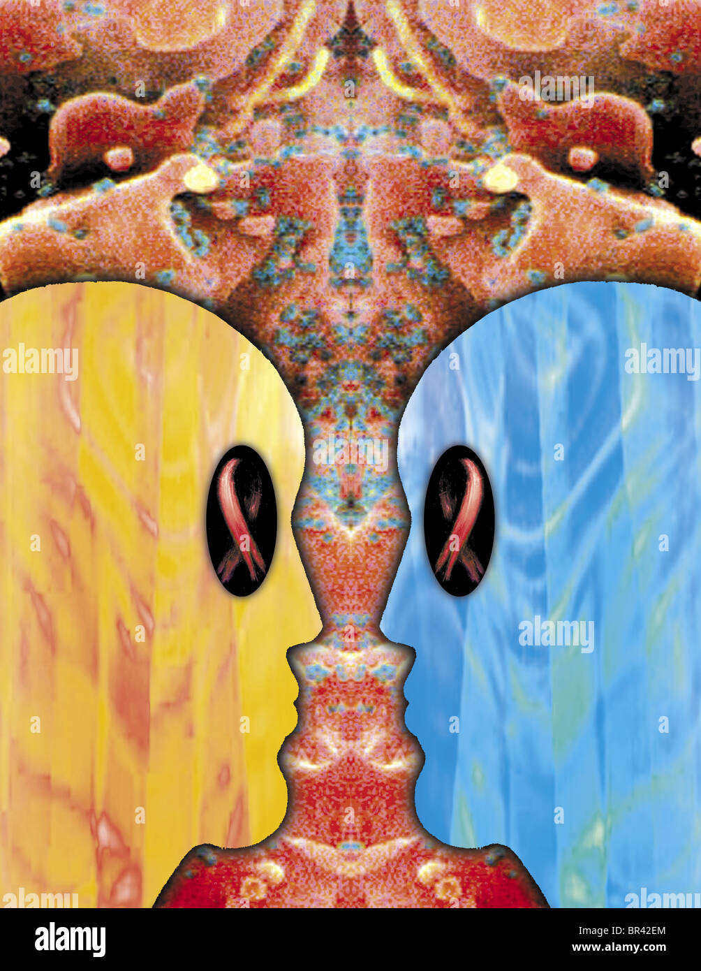 Two Heads Painting High Resolution Stock Photography and Images - Alamy