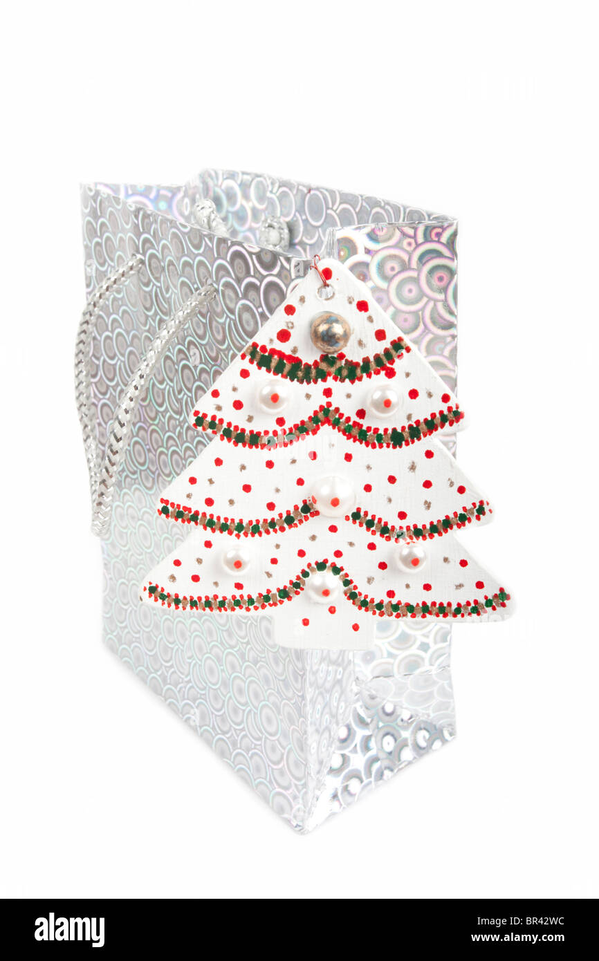 Hanging craft paper gift Cut Out Stock Images & Pictures - Alamy