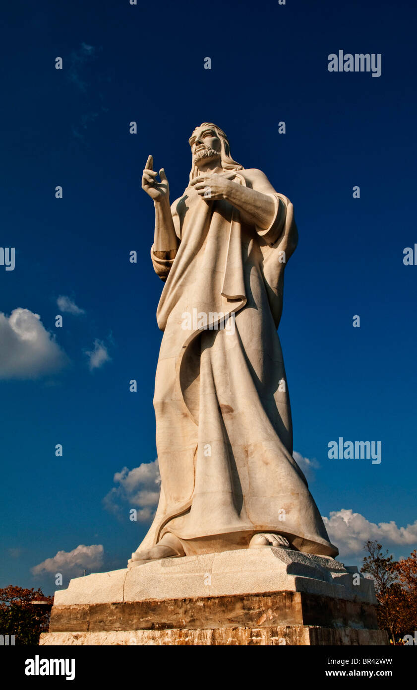 Christ statue in Havana, Cuba Stock Photo - Alamy