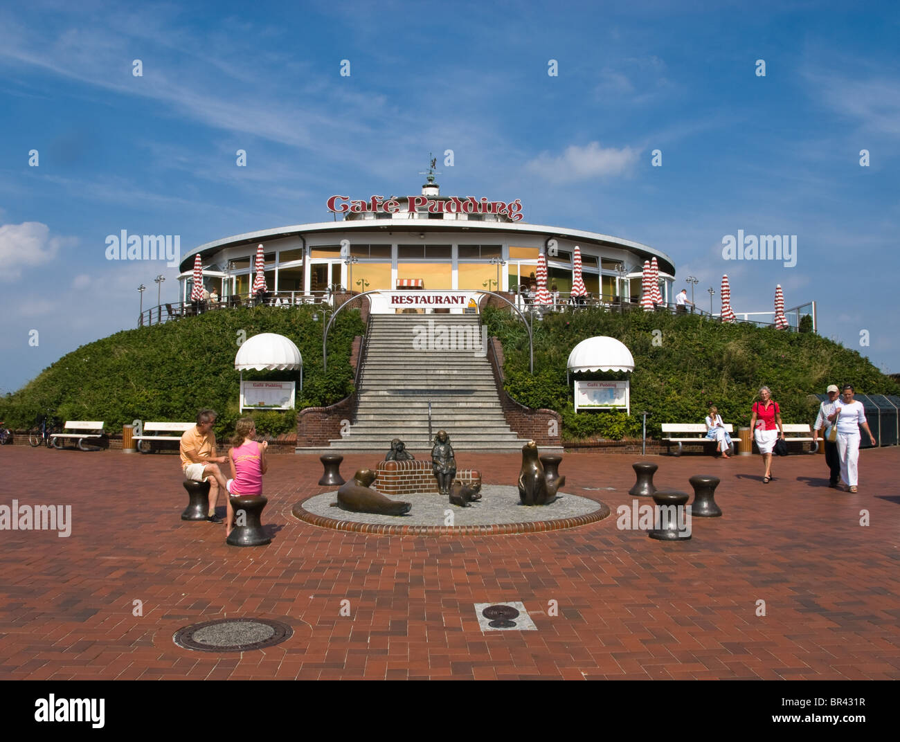 Cafe Pudding on Wangerooge, Germany Stock Photo - Alamy