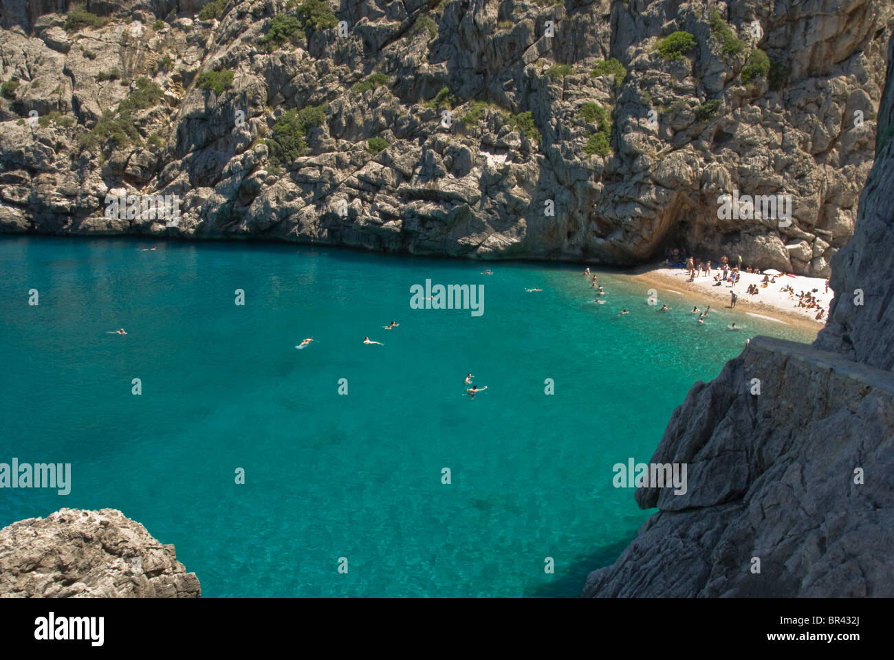 Bay at Sa Calobra, Majorca Stock Photo - Alamy