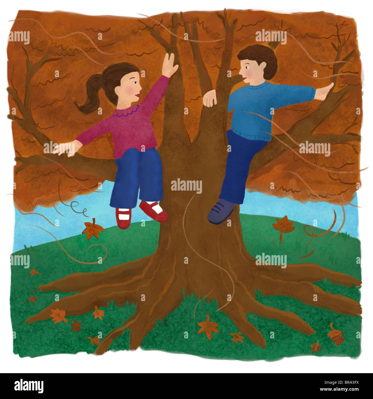 Season in picture Cut Out Stock Images & Pictures - Alamy