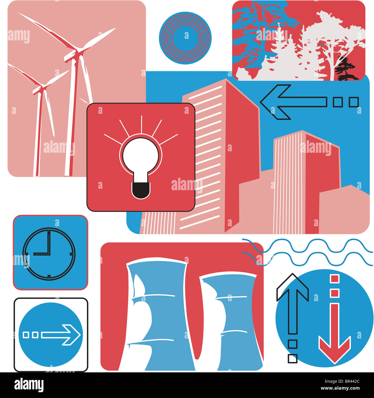 Energy Collage Overlaping