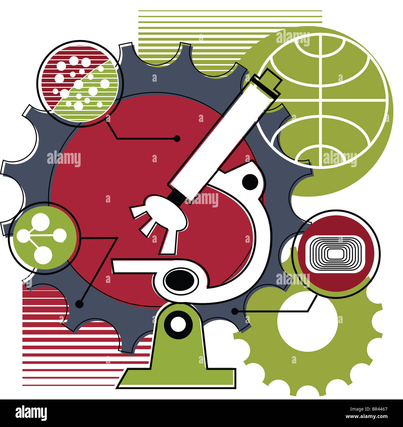 Collage Of A Microscope High Resolution Stock Photography and Images ...