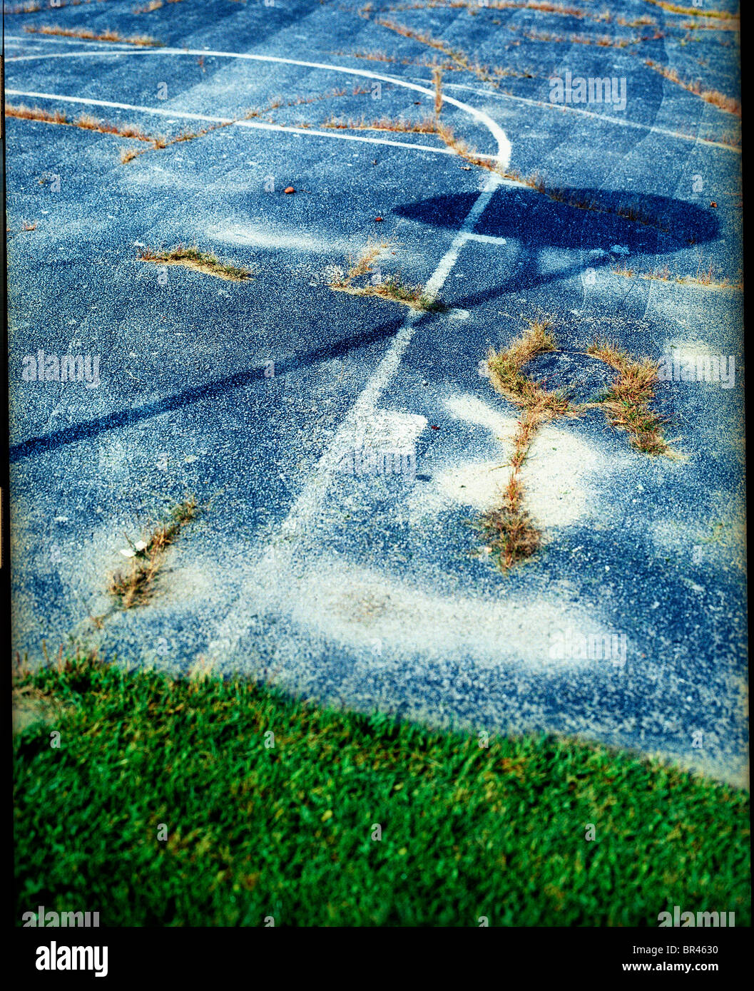 An abandoned basketball court in Chelsea, Vermont Stock Photo - Alamy