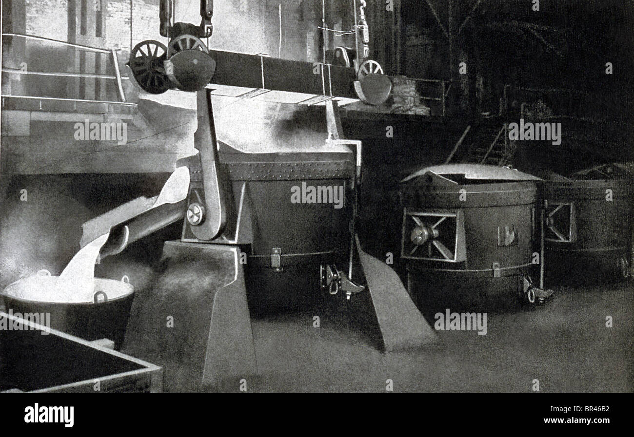 Open hearth steel furnace hi-res stock photography and images - Alamy