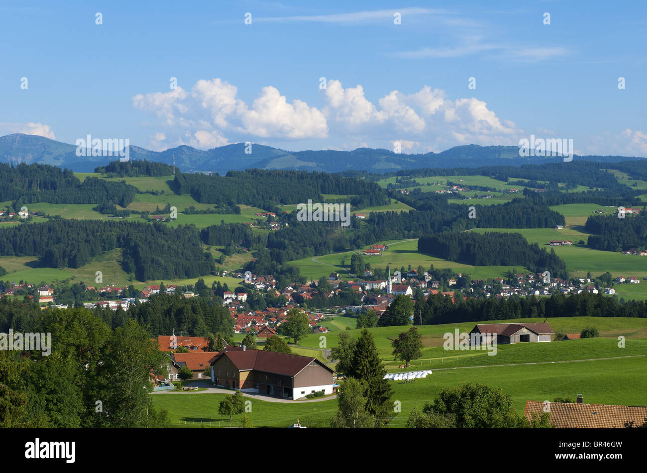 Weiler-Simmerberg, Allgaeu, Bavaria, Germany, Europe Stock Photo - Alamy