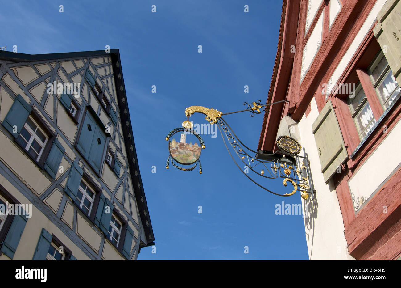 Guild sign at, Wangen im Allgaeu, Baden-Wuerttemberg, Germany, Europe ...