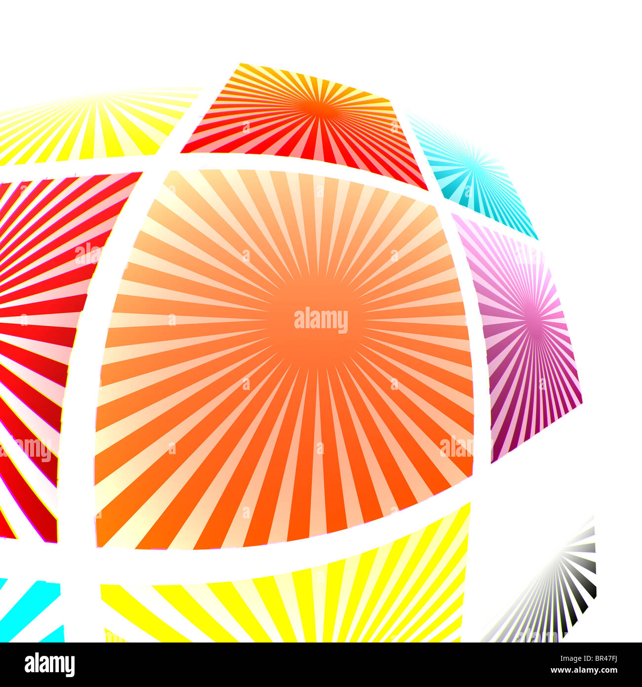 Colorful image with sun beam texture on background Stock Photo - Alamy