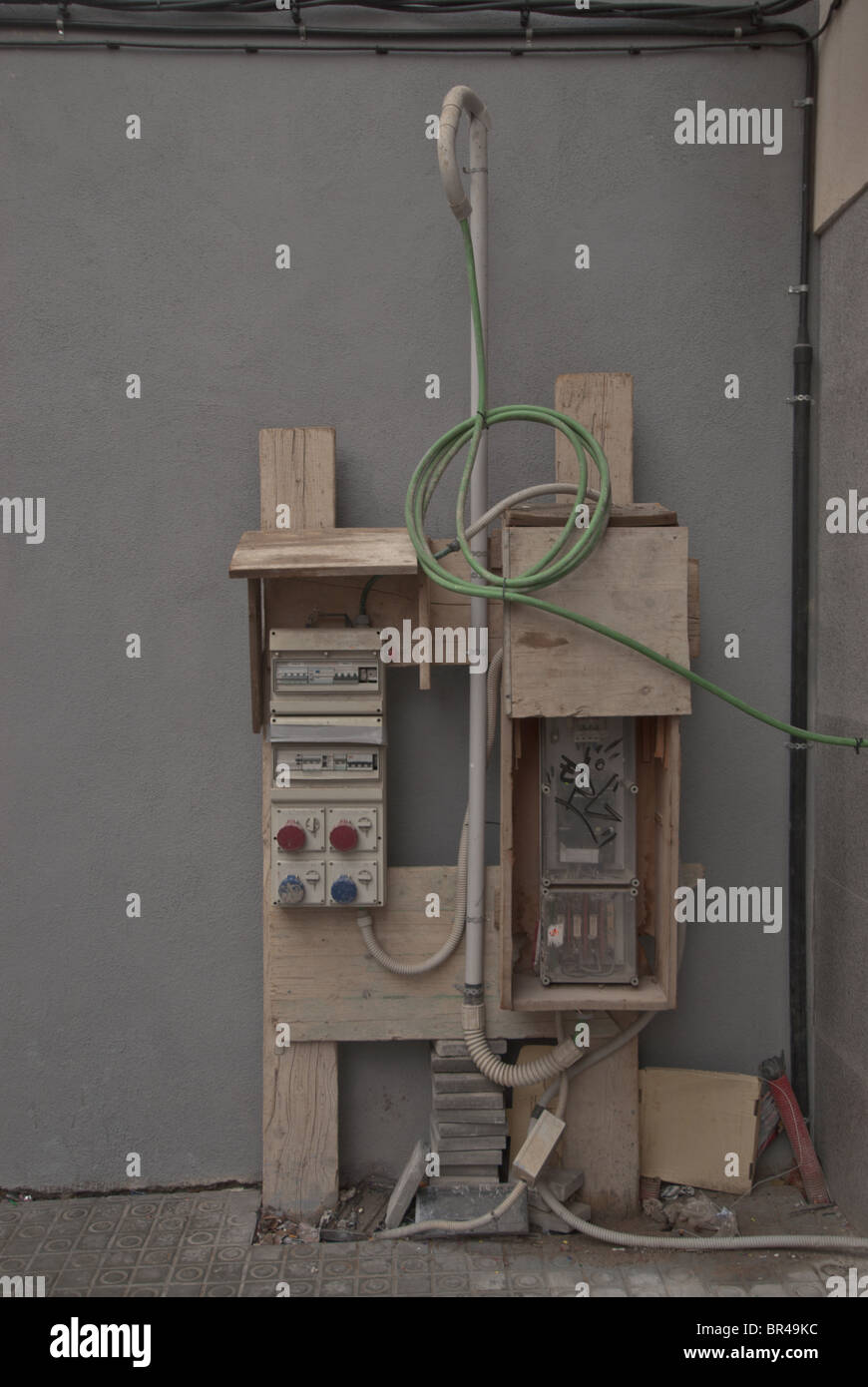 Temporary power cables hi-res stock photography and images - Alamy