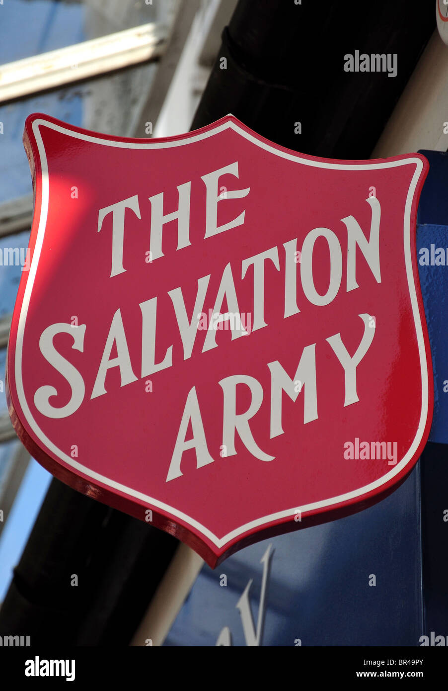 The Salvation Army sign, High Street, Eastleigh, Hampshire, England ...