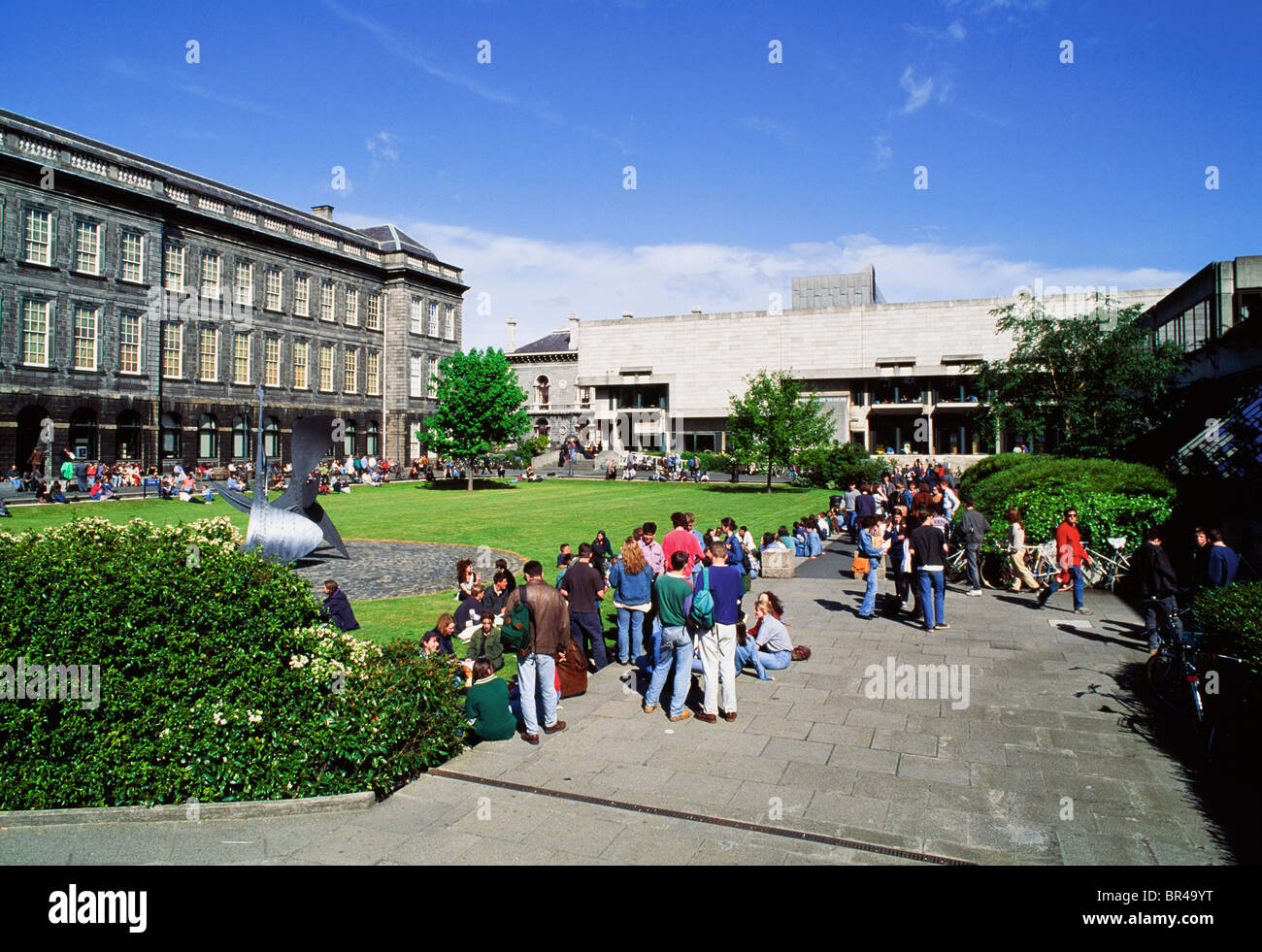 Trinity College Quad Dublin High Resolution Stock Photography and ...