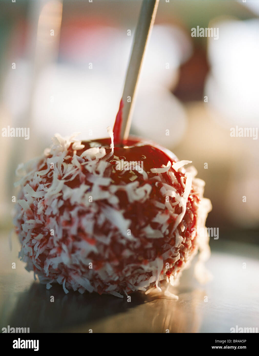 Candy apple, Coney Island, New York Stock Photo - Alamy
