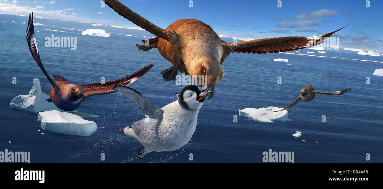 MUMBLE & SKUA BIRDS HAPPY FEET (2006 Stock Photo, Royalty Free Image ...