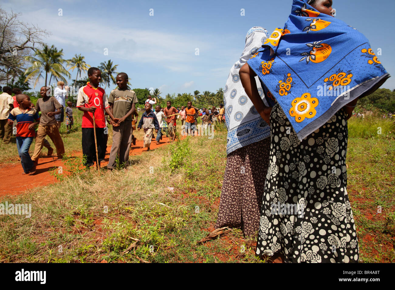 Mwaka Kogwa Celebration in Makunduchi, Zanzibar, Tanzania Stock Photo ...