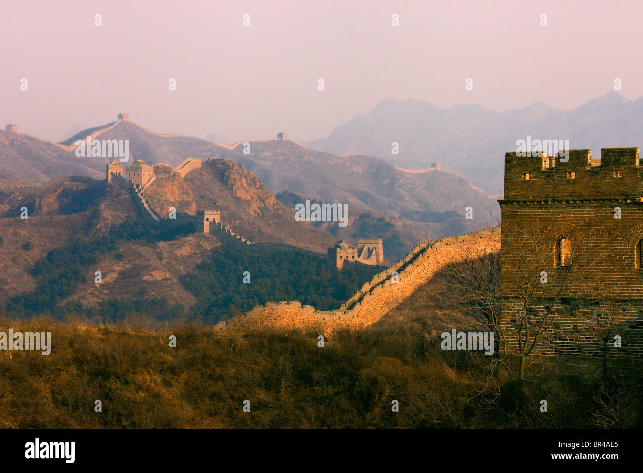 Landscape of Great Wall, Jinshanling, Hebei, China Stock Photo - Alamy