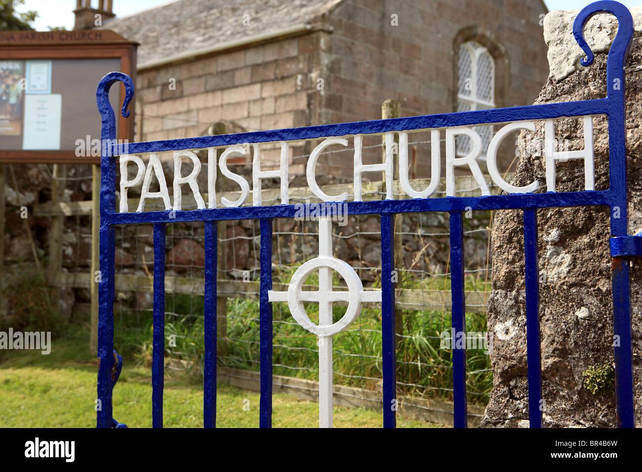 Entrance gate parish church hi-res stock photography and images - Alamy