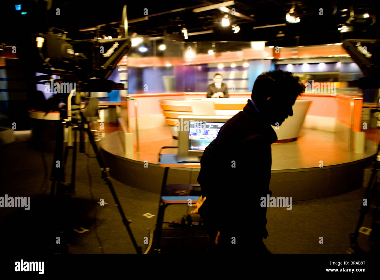 Backstage at a TV studio in Karachi, Pakistan Stock Photo - Alamy