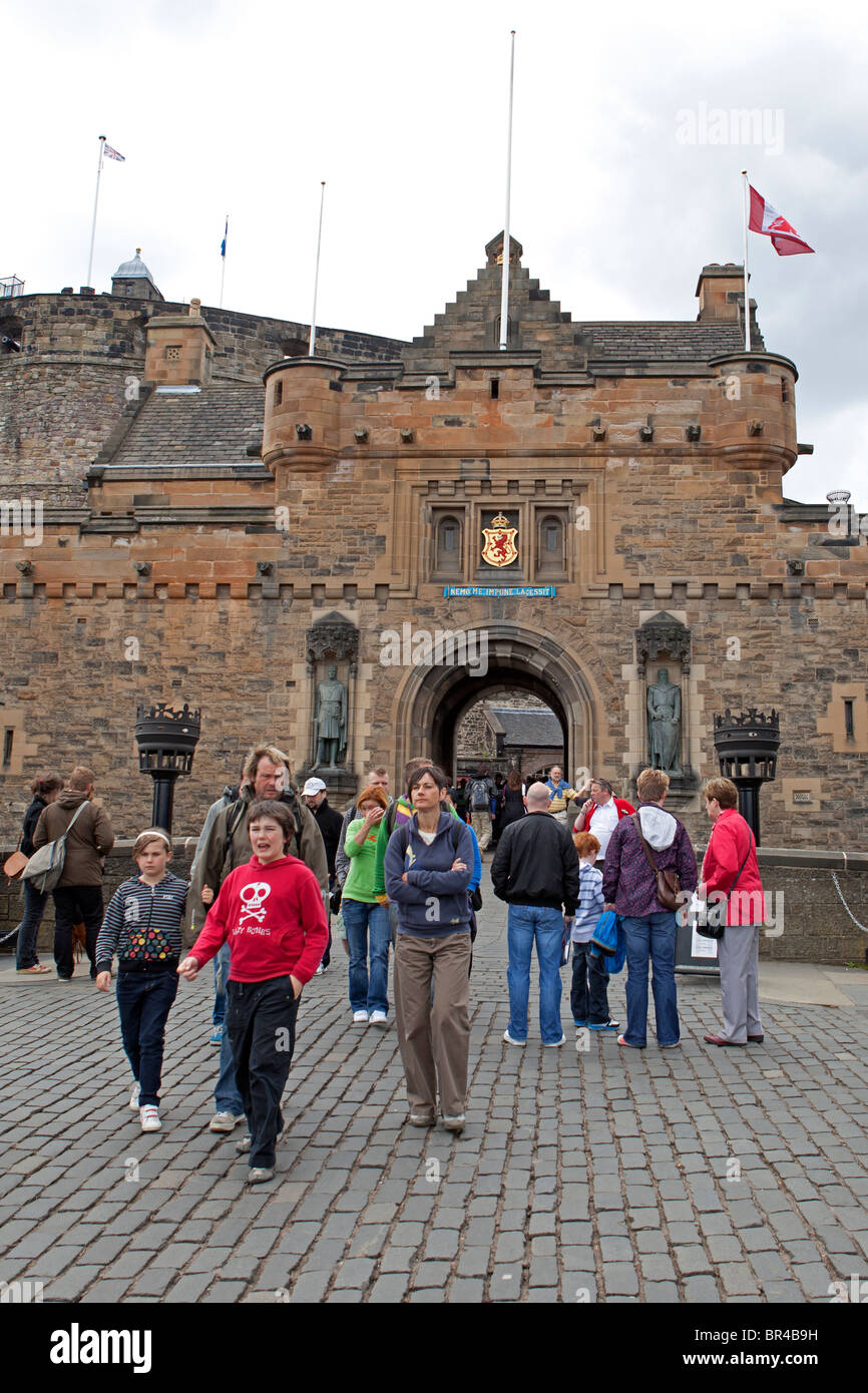 Edinburgh Castle Entrance Stock Photo - Alamy