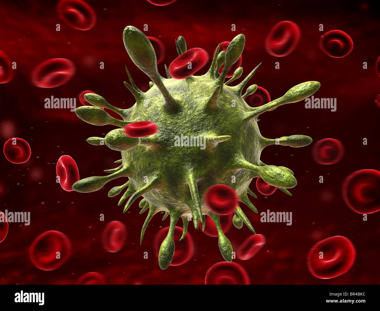 Hiv virus cells hi-res stock photography and images - Alamy