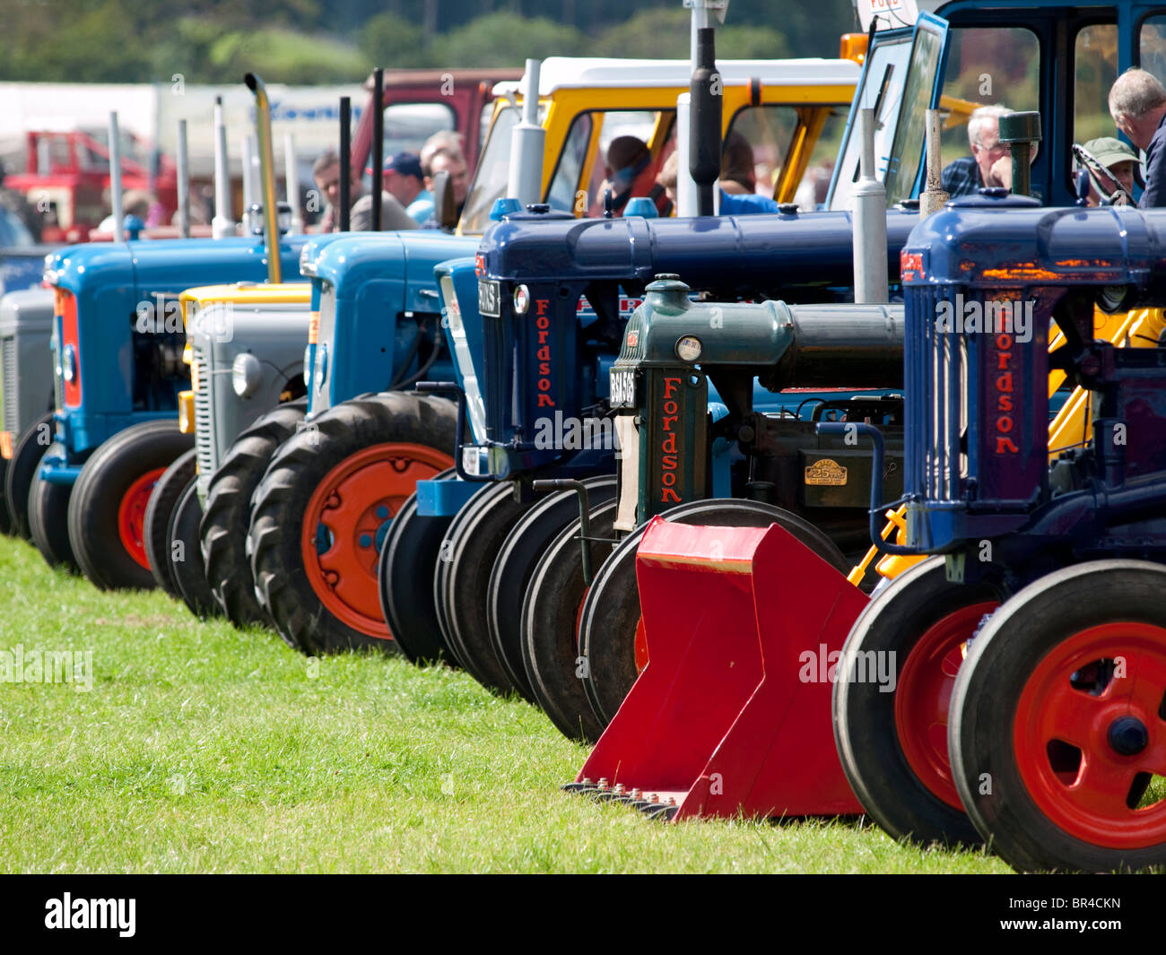 Tractors at exhibition hi-res stock photography and images - Alamy