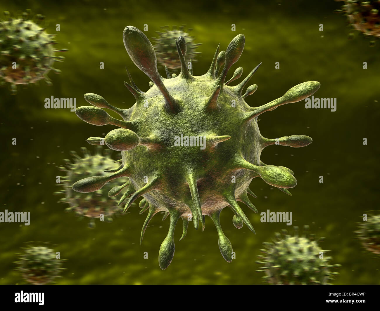 Virus illustration hi-res stock photography and images - Alamy