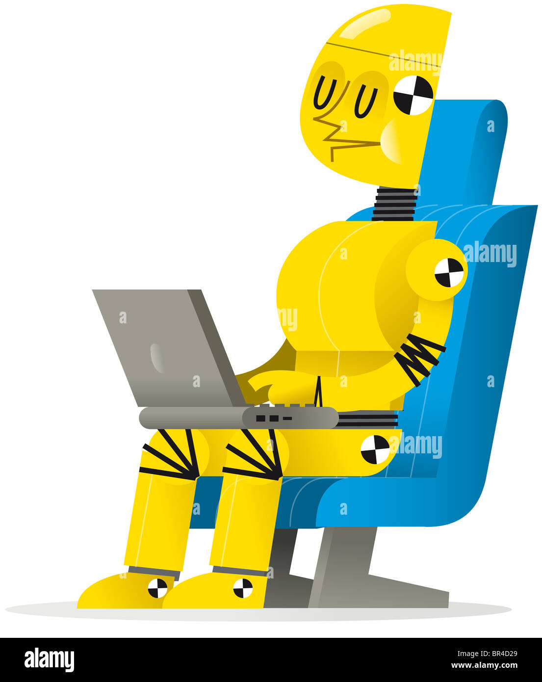 Crash test dummy white background hi-res stock photography and images ...