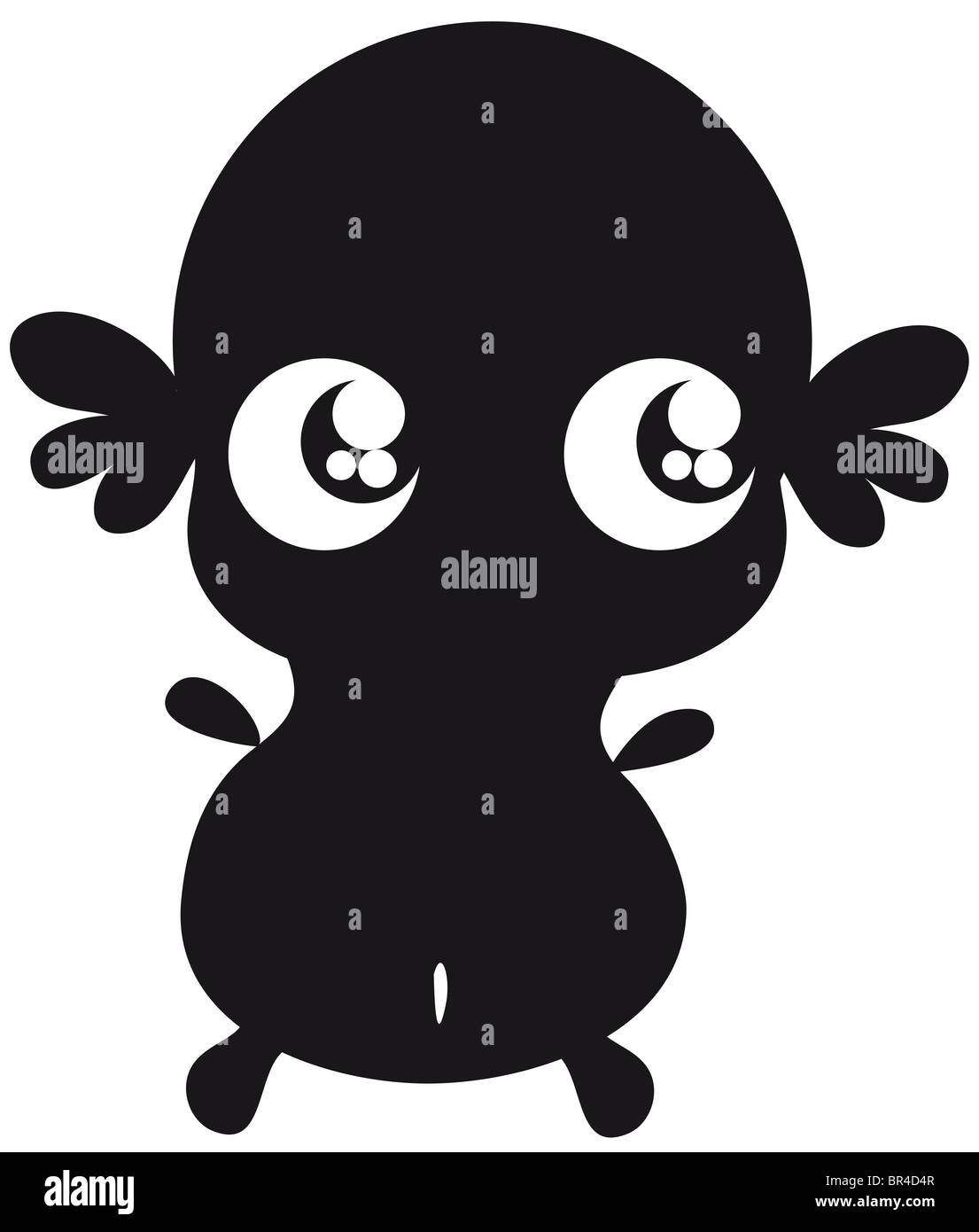 A cute Japanese cartoon style baby creature character Stock Photo - Alamy